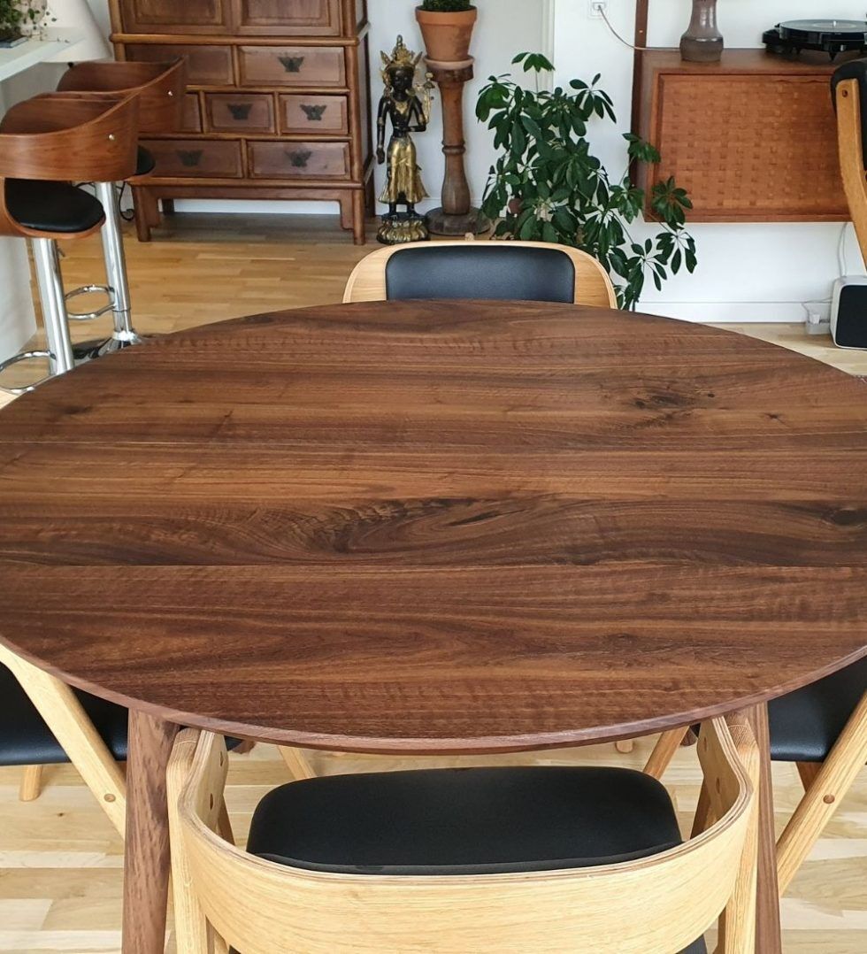 Rundt bord | Find et lækkert rundt plankebord | Høj kvalitet